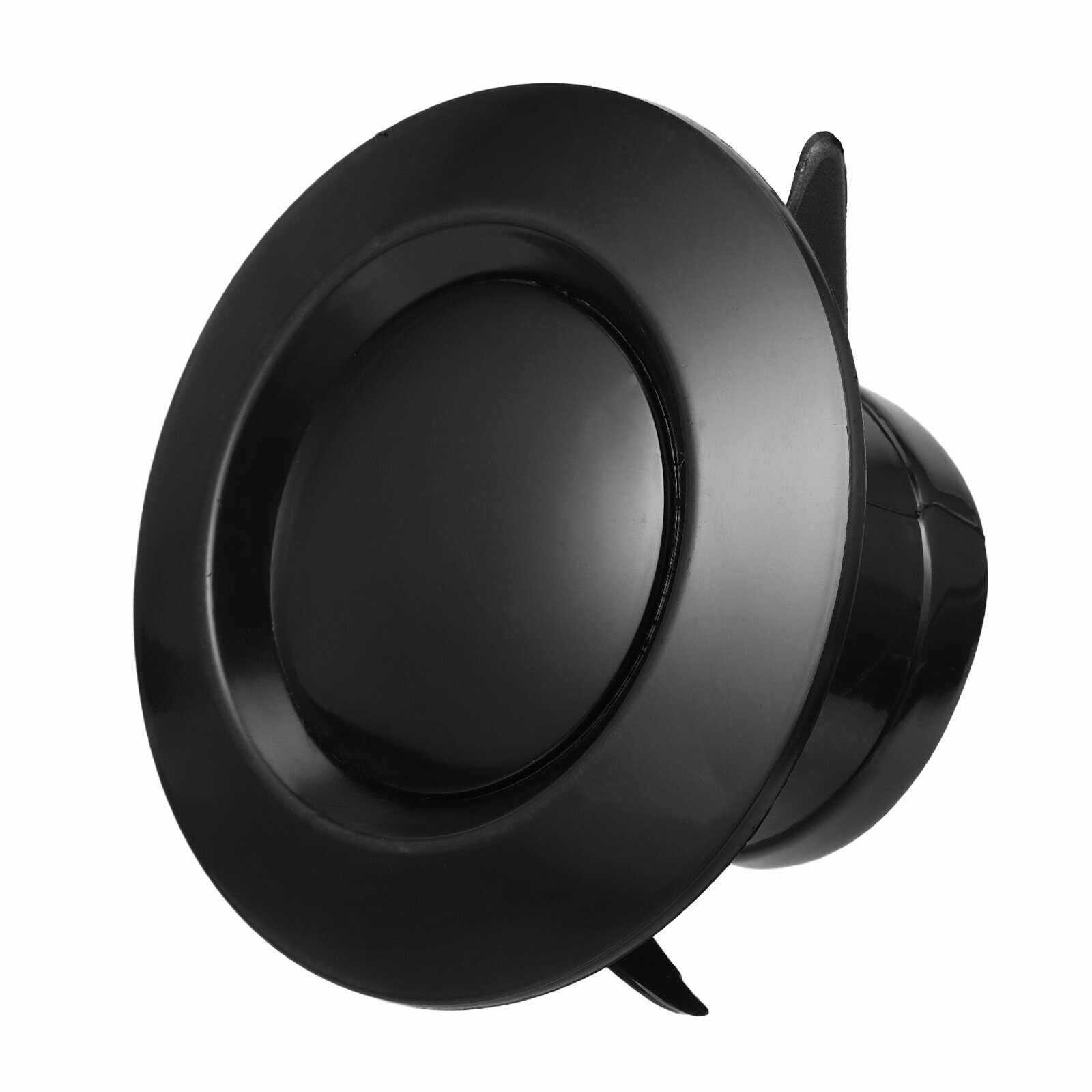 Система подачи свежего воздуха в помещение, вентиляционная система с воздуховыпускным отверстием из ABS-пластика, подача и отвод свежего воздуха, круглый воздуховыпускной патрубок кондиционера (круглый, черный, 75 мм).