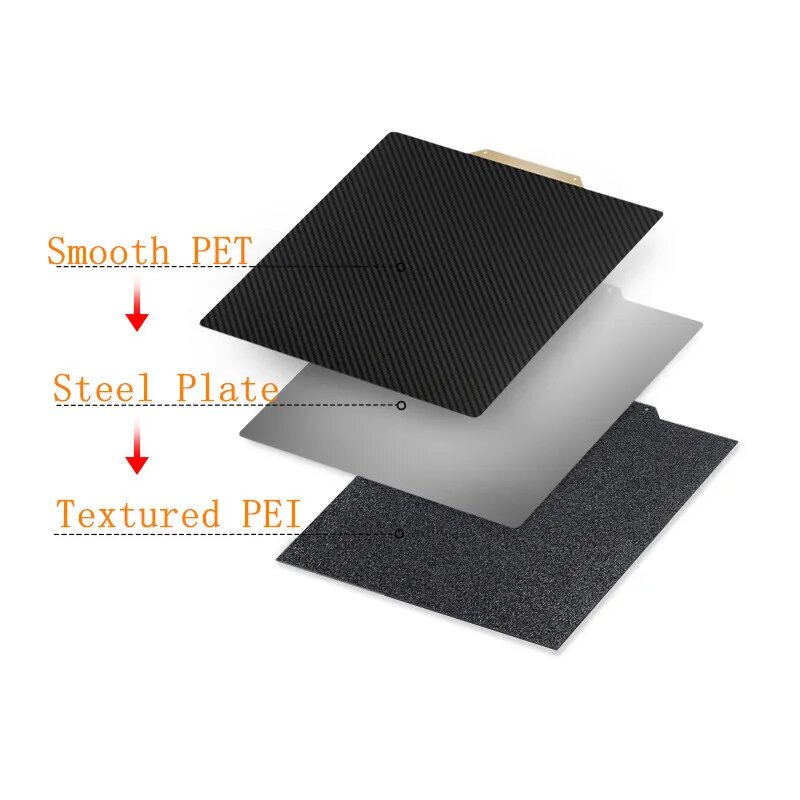 FLEXBED кровать для 3D принтера QIDI Q1 Pro, 250 PEI/PET