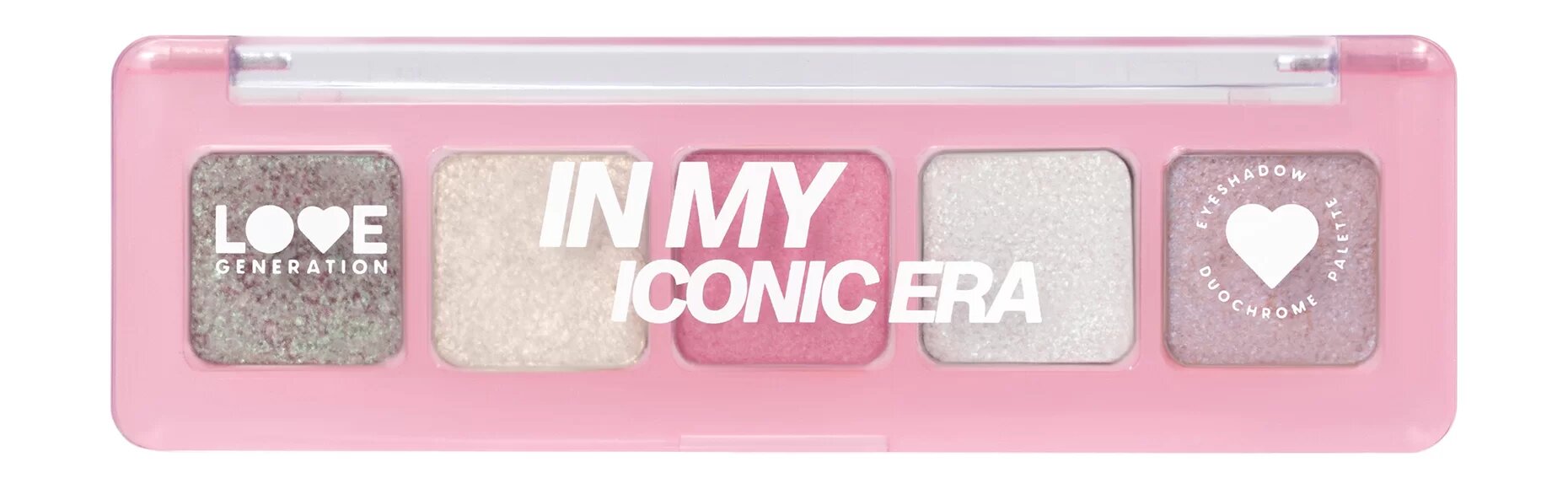 Палетка теней для век LOVE GENERATION in My Iconic Era Duochrome Eyeshadow Palette, 5 г дуохромные