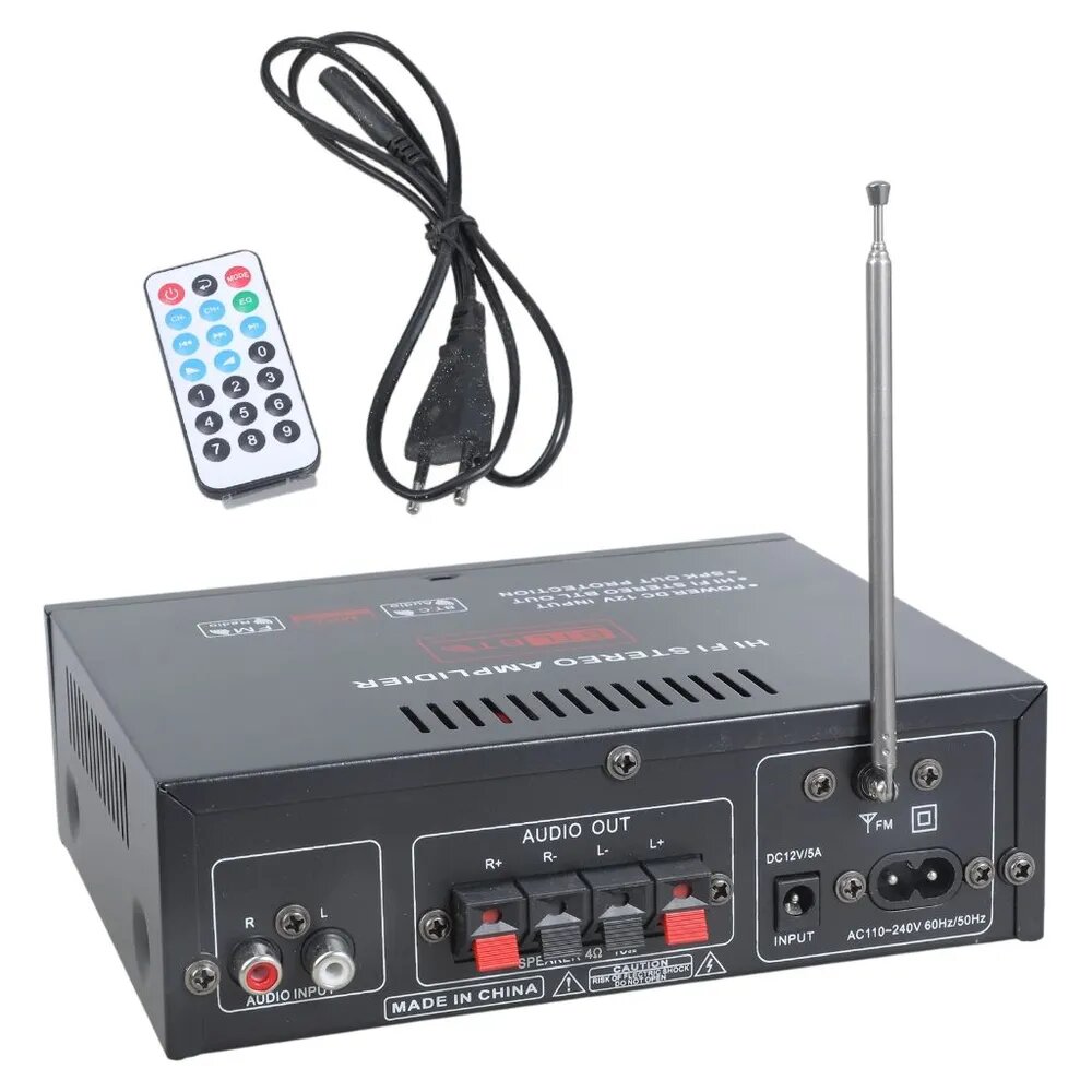 FM HiFi Цифровой Усилитель, вилка европейского стандарта