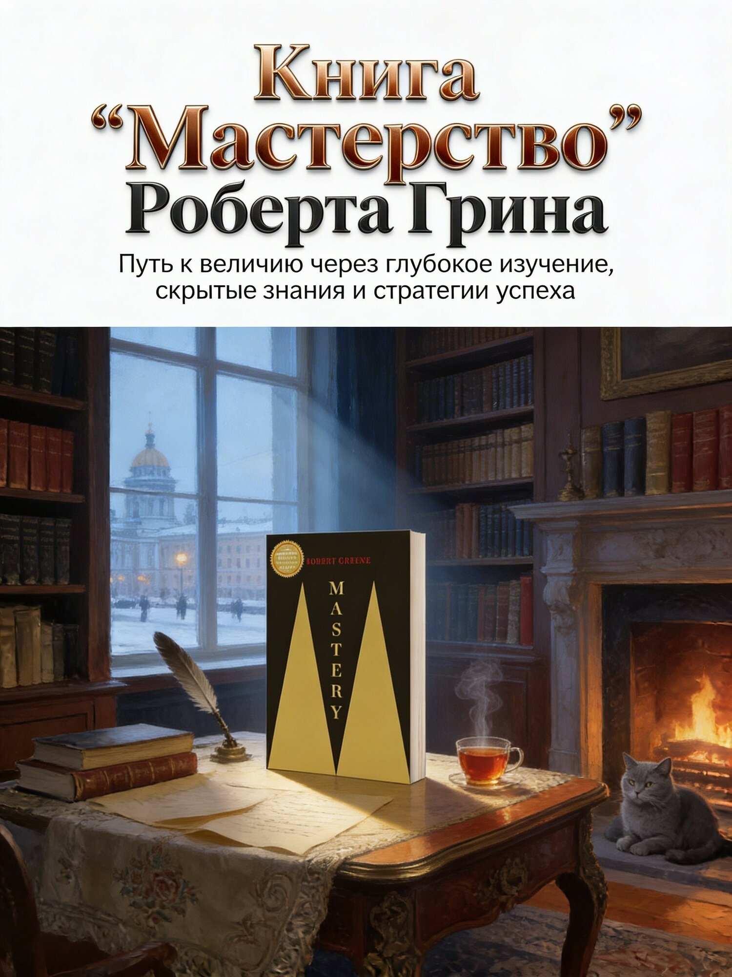 Книга «Мастерство» Роберта Грина, глубокое изучение и скрытые стратегии успеха для саморазвития и профессионального роста