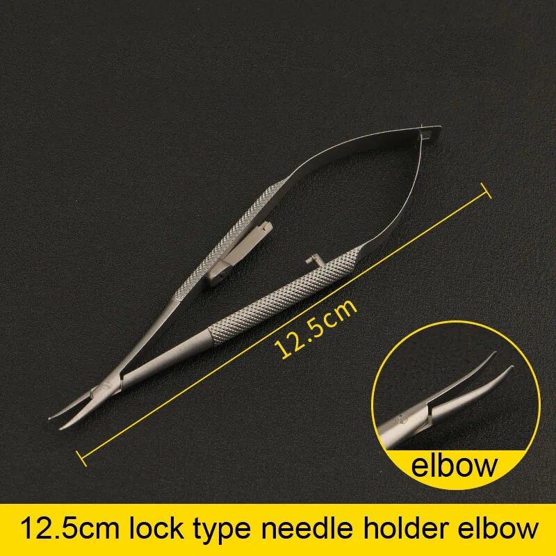 Игольчатый держатель 12.5 см, elbow, нержавеющая сталь, Цвет: a