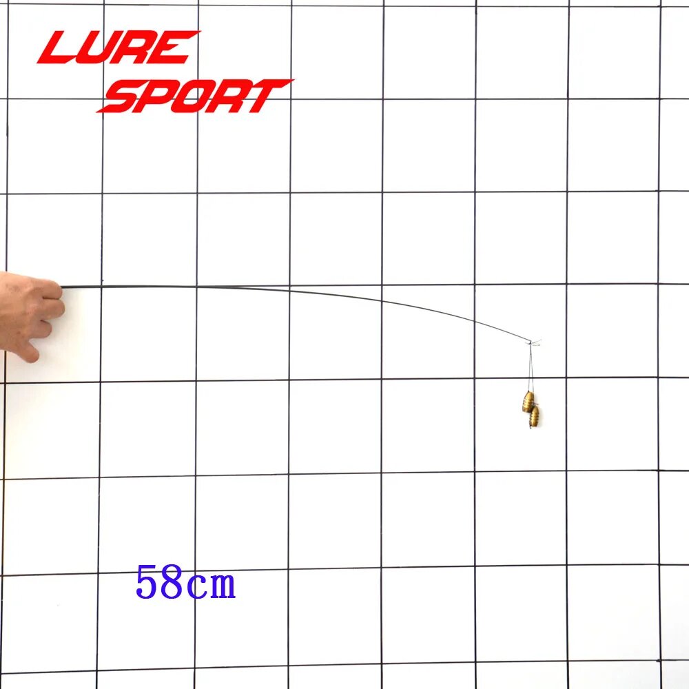 LureSport вершинки для удочек, углерод, 4 шт, L58cmTop0.6Butt3.3