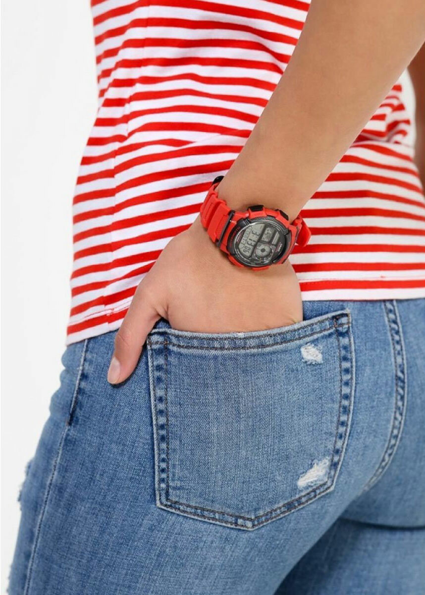 Наручные часы CASIO Collection, красный — фото 1