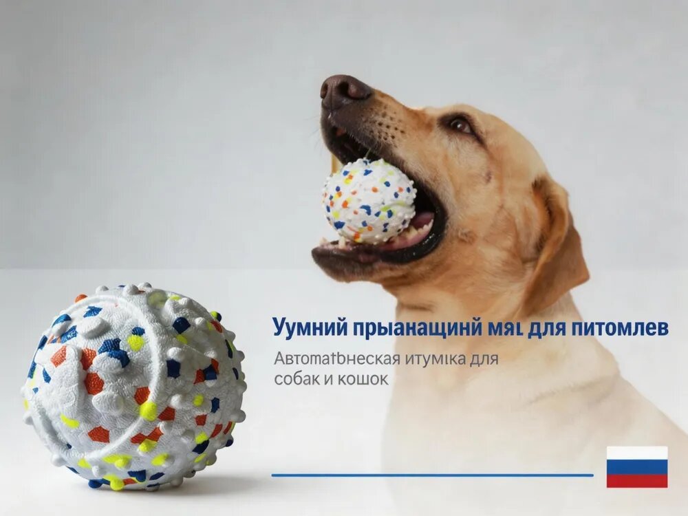 Экологичная игрушка-мяч ETPU Popcorn для собак, автоматическая, прыгающая, жевательная, для чистки зубов, высокоэластичная