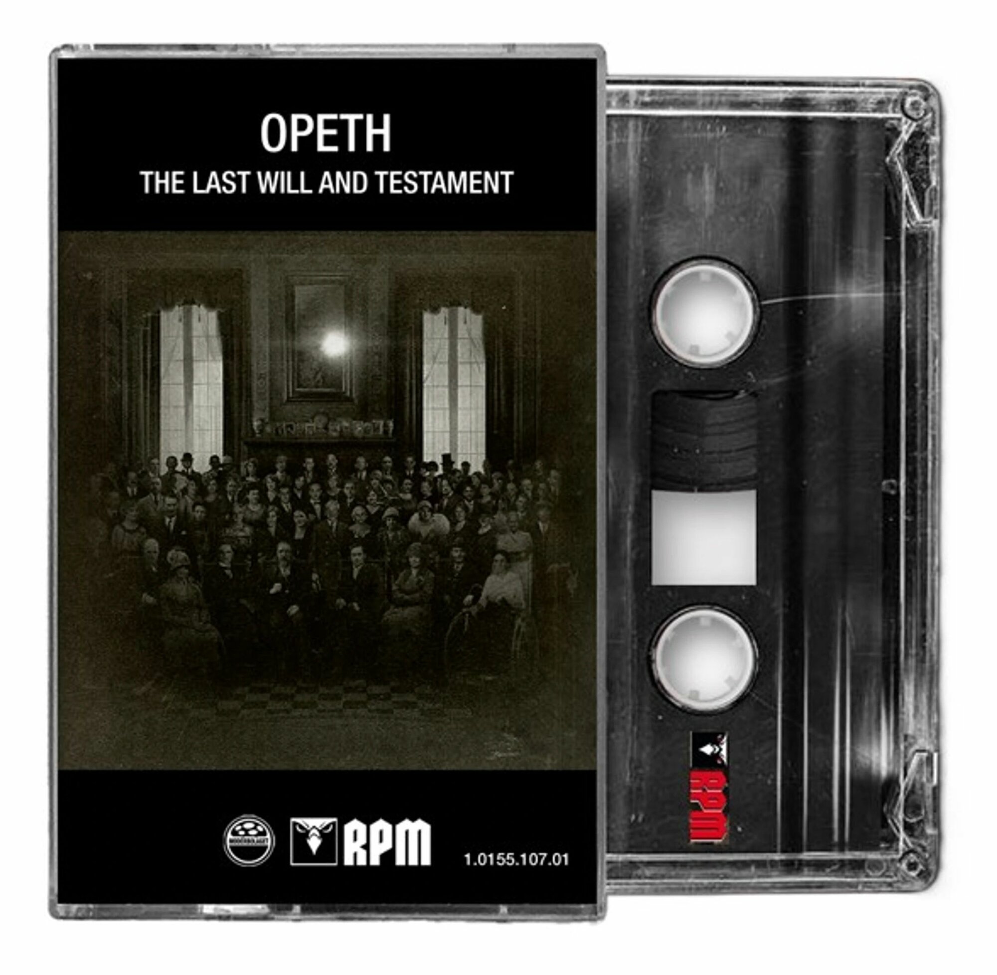 Opeth - The Last Will And Testament (MC), 2024, Reigning Phoenix, Clear Cassette, Фирменная Аудио кассета
