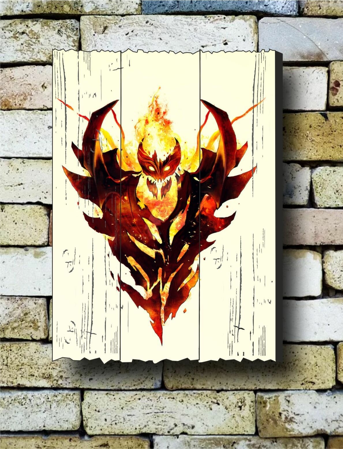 Картина на досках. Dota 2. Shadow Fiend.