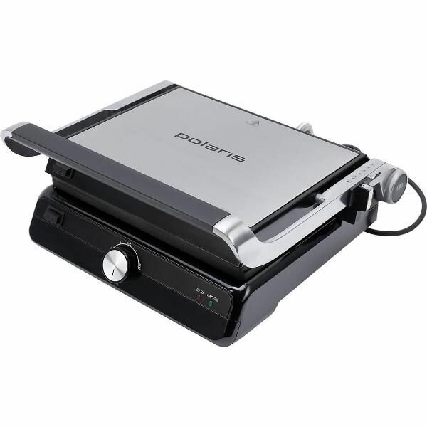 Электрогриль Polaris PGP 2102, серебряный