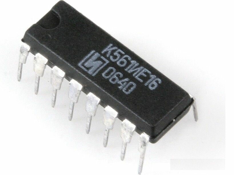 Микросхема К561ИЕ16 (TC4020)