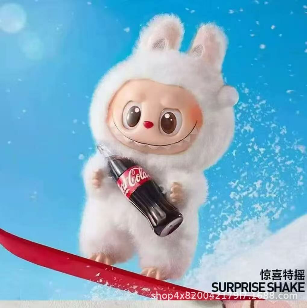 Новый брелок-игрушка Labubu третьего поколения, мягкий модный кулон из серии Labubu в формате сюрприз-бокса.