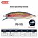 Guide Post Road Sign Sinking Minnow 6g-GP125