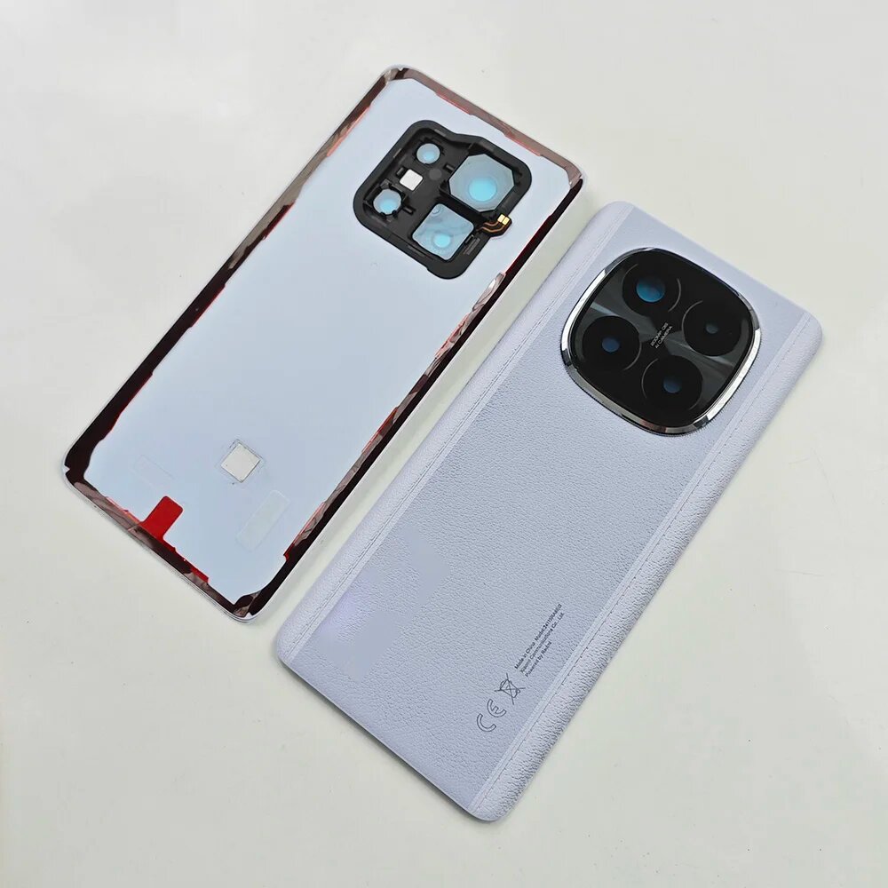 Задняя стеклянная крышка A+ NFC для Xiaomi Redmi Note 14 Pro+ Pro Plus 5G, Белый, 14 Pro Plus Purple