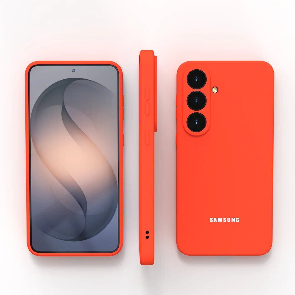 Силиконовый мягкий чехол для Samsung Galaxy S26 S25 S24 S23 S22 Plus FE A56 A55, тонкий, противоударный, с защитой камеры, задняя крышка для телефона