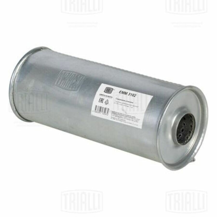 Глушитель Универсальный (Круглый) D 138, L 330, D 50 (Emm 3102) (TRIALLI EMM3102)