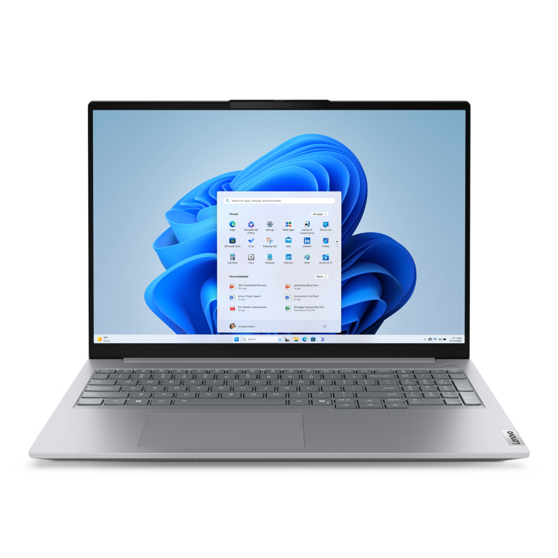 Ноутбук Lenovo ThinkBook 16 G8 IAL 16"WUXGA; IPS/U7-255H/16GB/SSD 512GB/Win11pro/серебристый