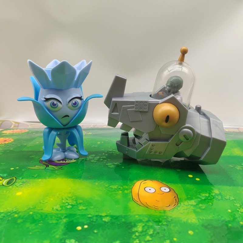 Набор игрушек Plants vs Zombies с кристаллической лилией и роботом-динозавром
