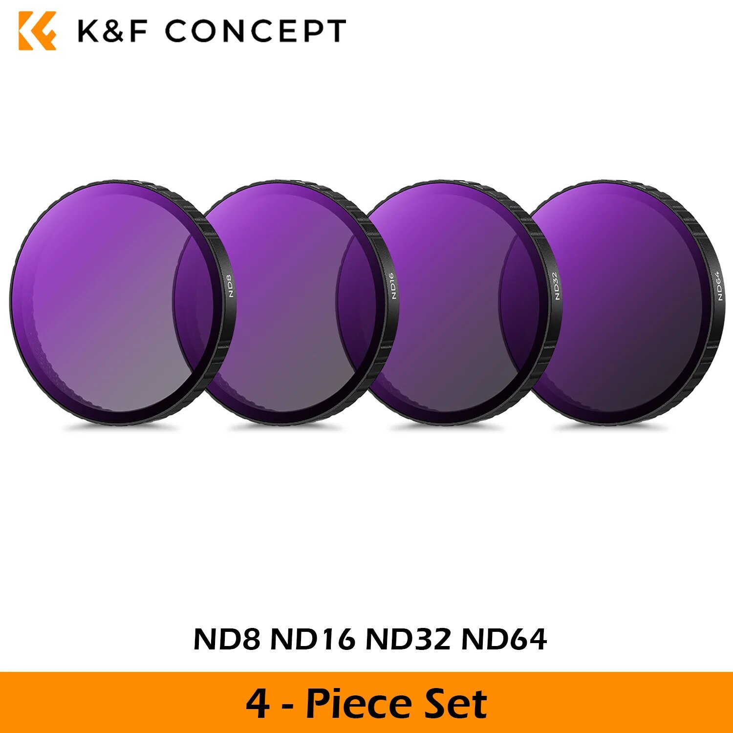 K&F CONCEPT ND фильтры для DJI Osmo Action 6 (4 шт)