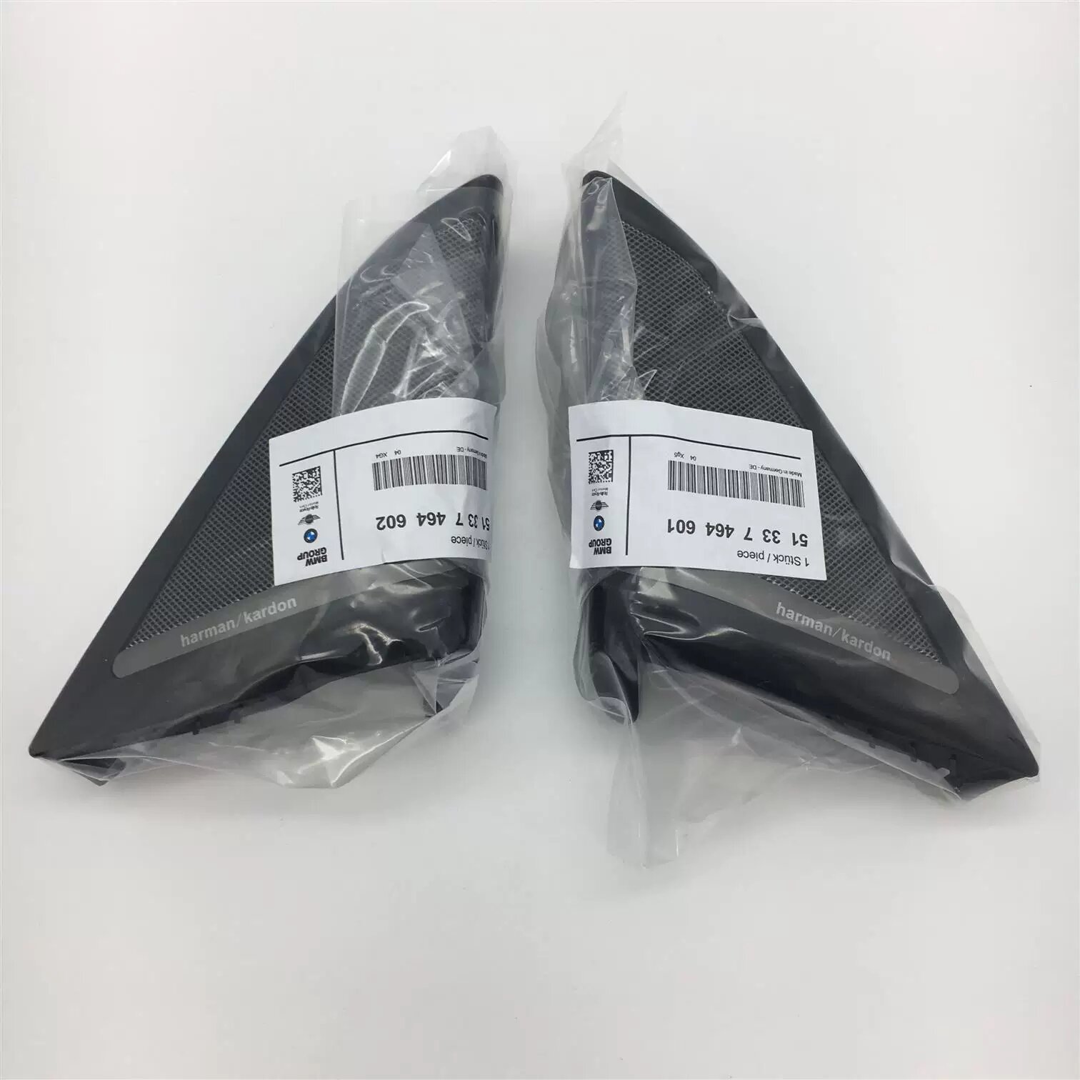 Harman Kardon BMW 5 Series F18/G38 2018-2023, пара передних дверных грилей для твитеров в автомобильной аудиосистеме
