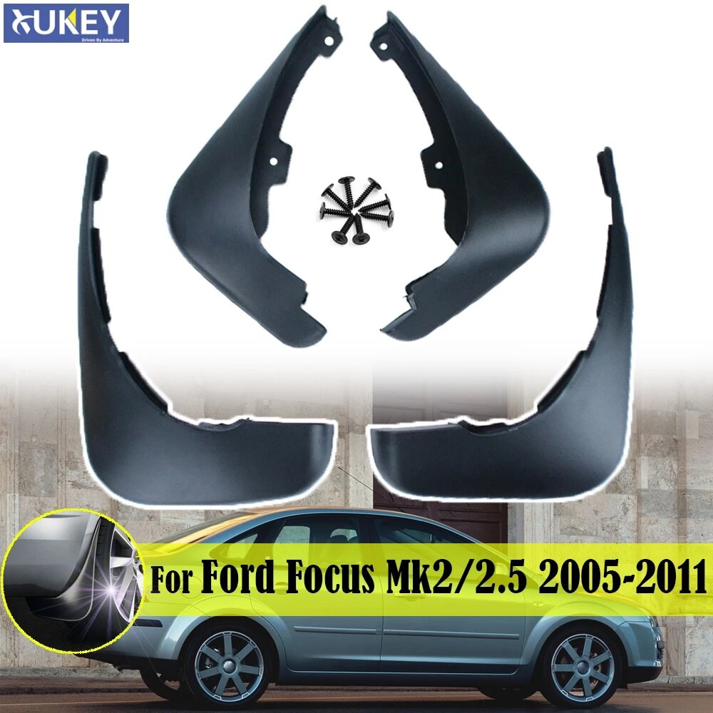 Подходит для FORD FOCUS 2 MK2 MK2.5 SALOON SEDAN 2005-2011, накладки на крышку, переднее заднее крыло 2006 2007 2008 2009 2010