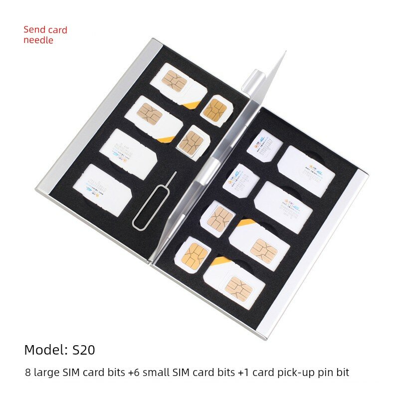 Кейс для карт памяти CF SDHC TF Micro SD с отсеком для SIM-карты, защитный чехол для мобильных устройств черный