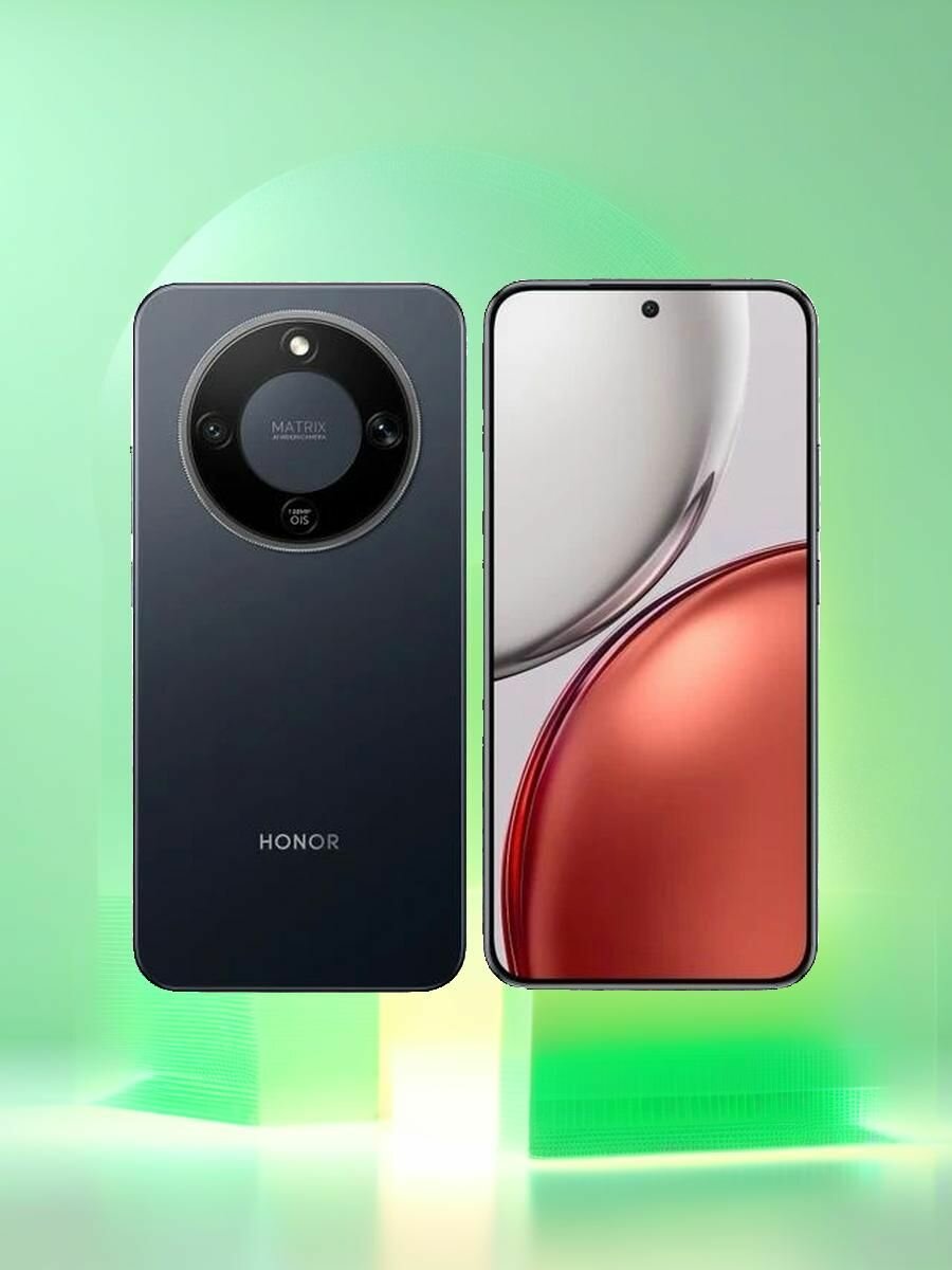 6.79" Смартфон HONOR X9d 256 ГБ черный ядер - 8x(2.3 ГГц), 12 ГБ, 2 SIM, OLED, камера 108+5 Мп, NFC, 5G, 4G, 8300 мА*ч
