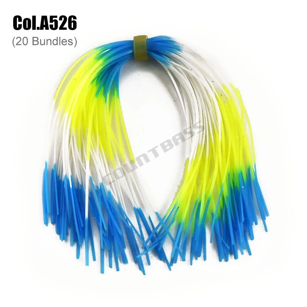 COUNTBASS Юбки для рыбалки, Col. A526, Синий, 20 шт.