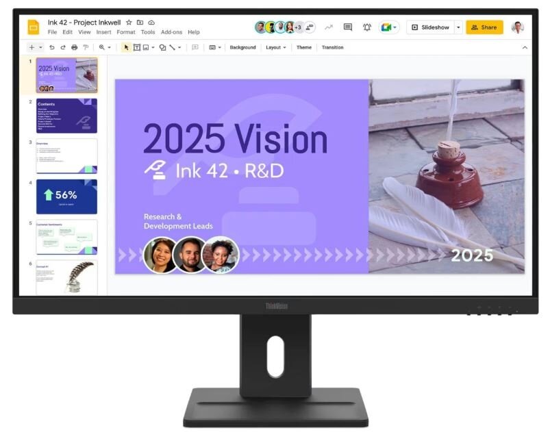 Lenovo Монитор 27.0 Lenovo ThinkVision E27q-40 64BDGAS4CB, 2560x1440, IPS, черный (2xHDMI, DP, MM)