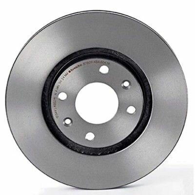 Диск тормозной передний с покрытием GANZ GIJ06236 HYUNDAI i20/Solaris I/II/Accent KIA Pio III/IV 17>