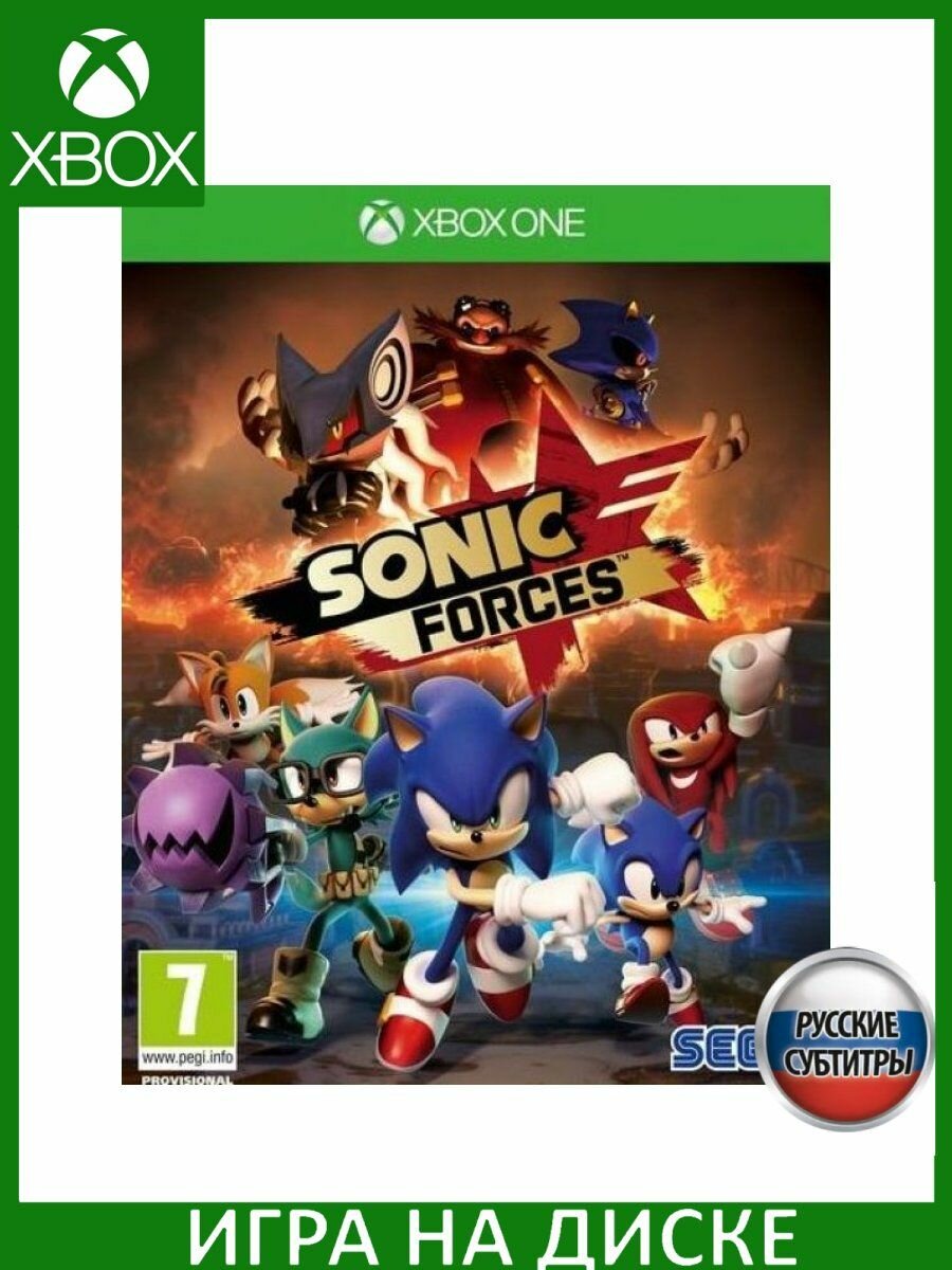 Игра Sonic Forces Xbox One Русская Версия Диск на Xbox One