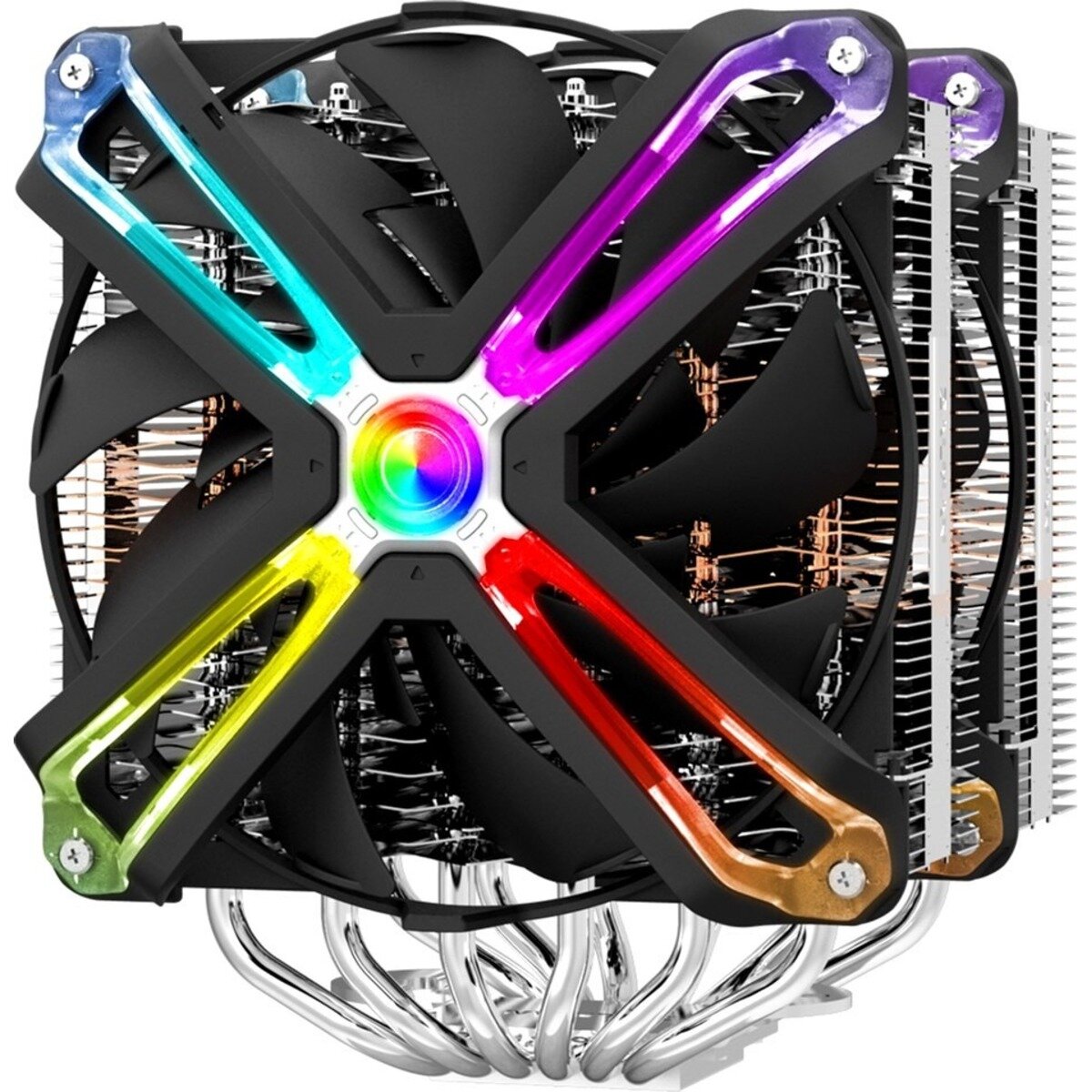 Устройство охлаждения(кулер) Zalman CNPS20X Soc-AM4/1151/1200/2066 4-pin 17-29dB Al+Cu 300W 1300gr LED