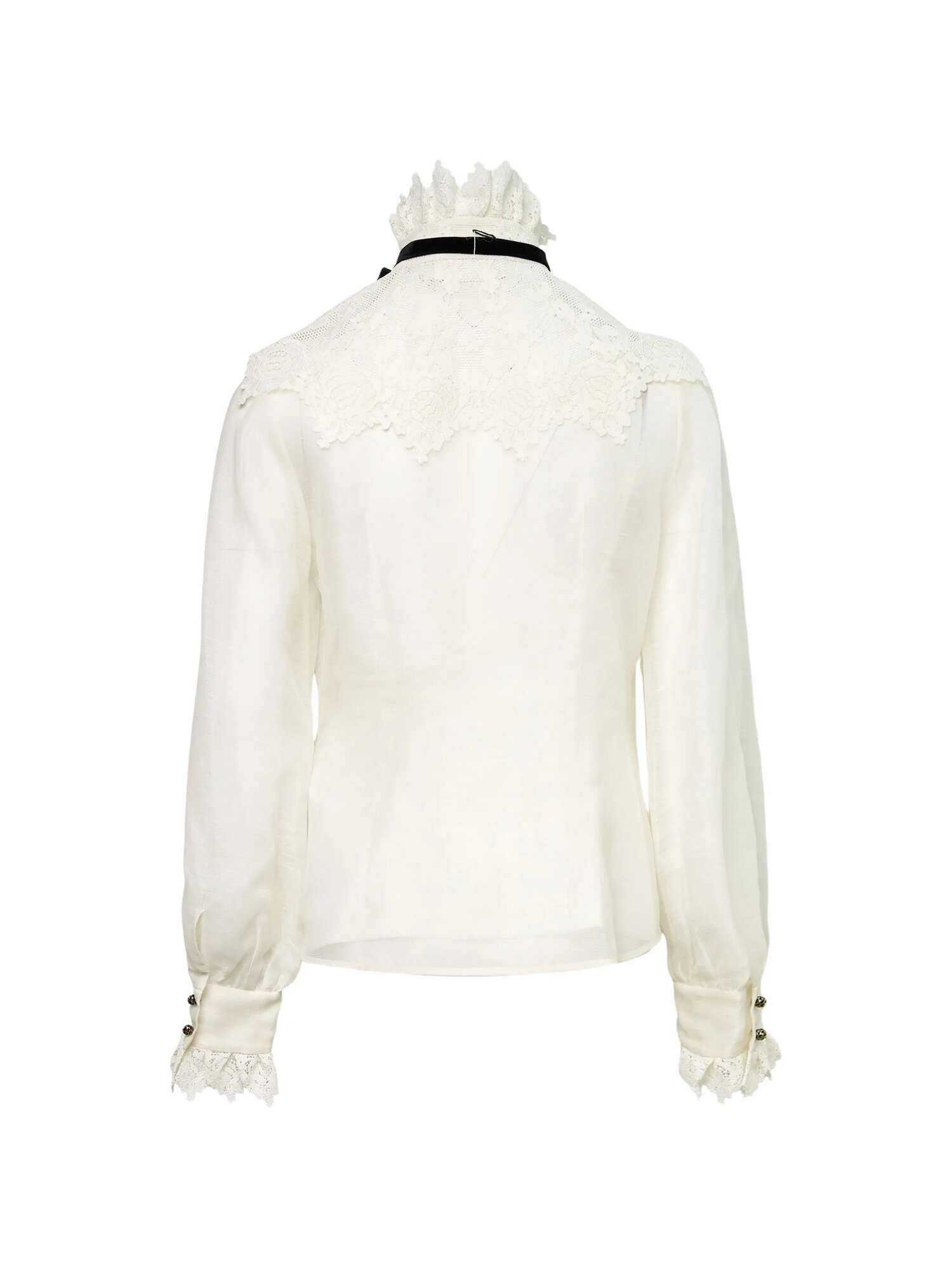 Блуза ZIMMERMANN Luna, размер 40, white — фото 1