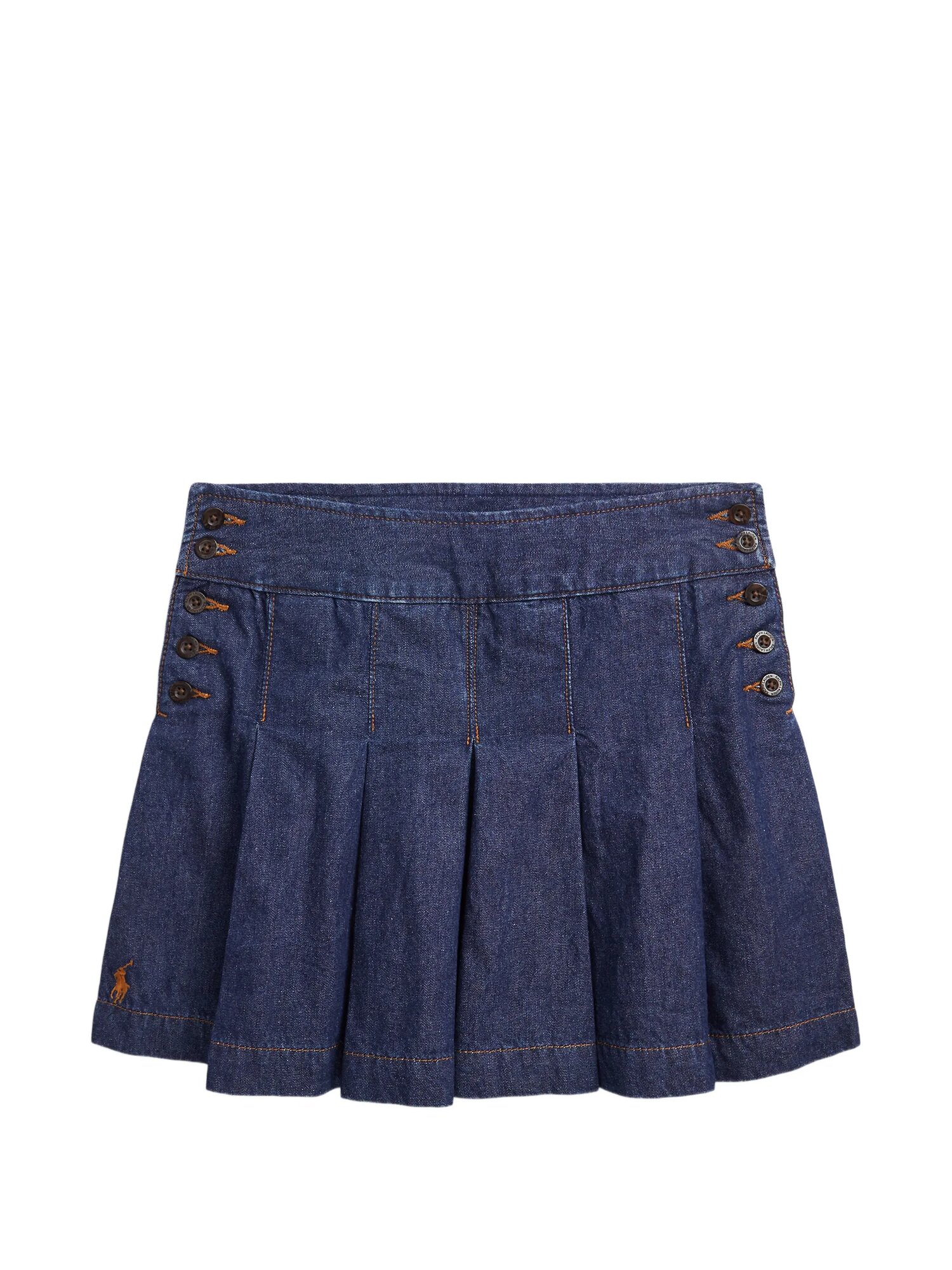 Юбка Pleated button-detail skirt