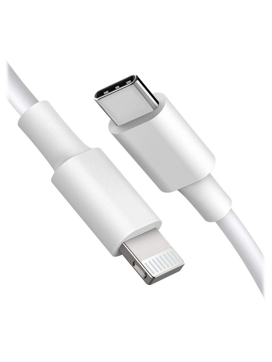 USB кабель Mi Type-C Lighting 1m (CTL01ZMC), 1 метр, белый, 3 А — фото 1