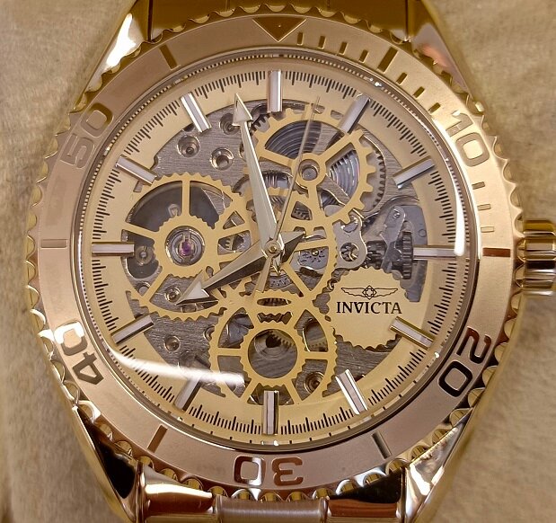 Наручные часы INVICTA Vintage, золотистый — фото 1