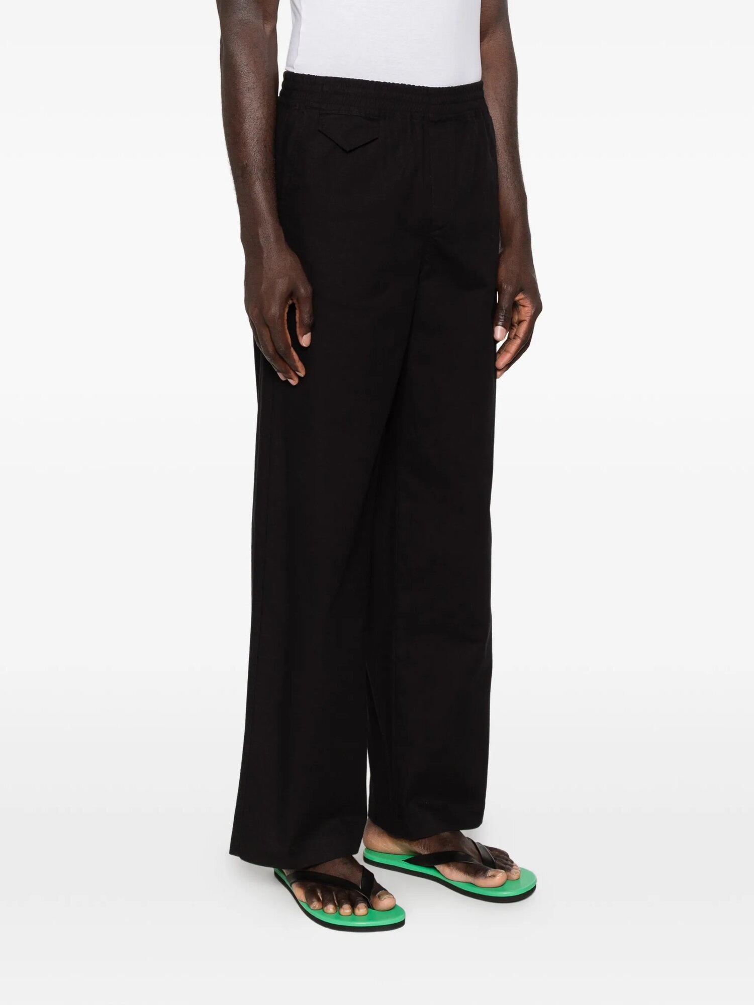 Брюки A.P.C. Elasticated-waist trousers, размер L, black/black — фото 1