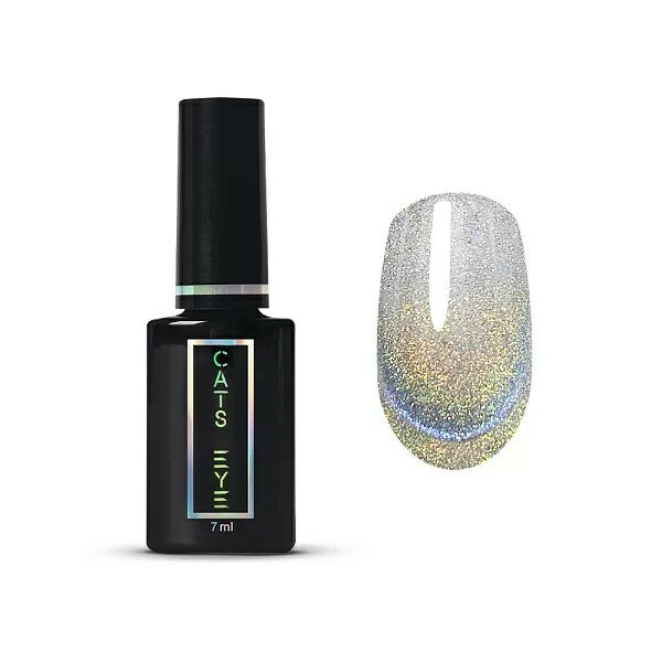 Гель-лак Cat's eye №9801 CRYSTAL RAINBOW 7мл светоотражающий