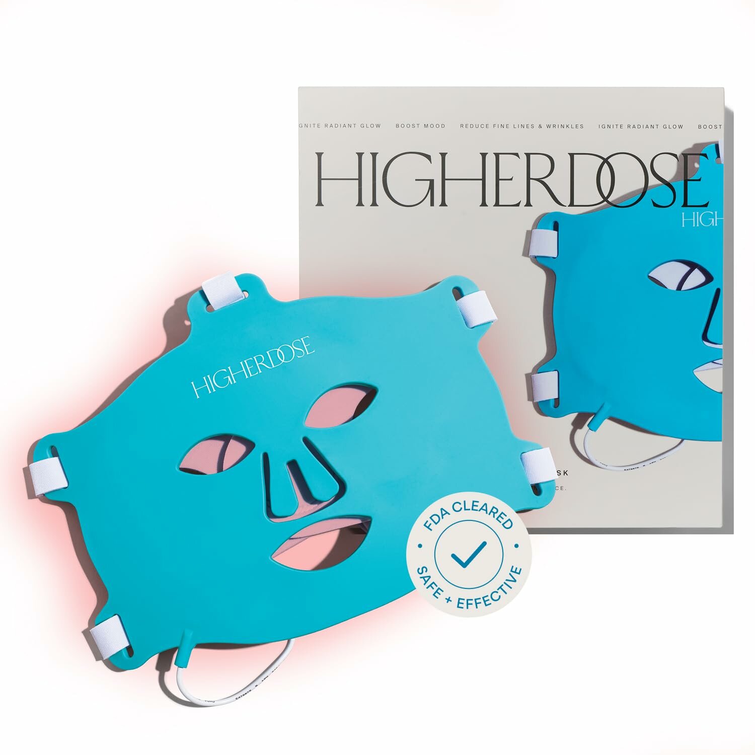 HigherDOSE Маска для лица с инфракрасным светом Red Light Face Mask