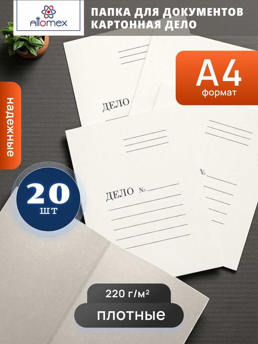 Папка для документов A4 Дело 20 шт