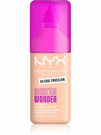 Тональный крем NYX Professional Makeup Make Em Wonder, оттенок 04 cool porcelain, 30 мл