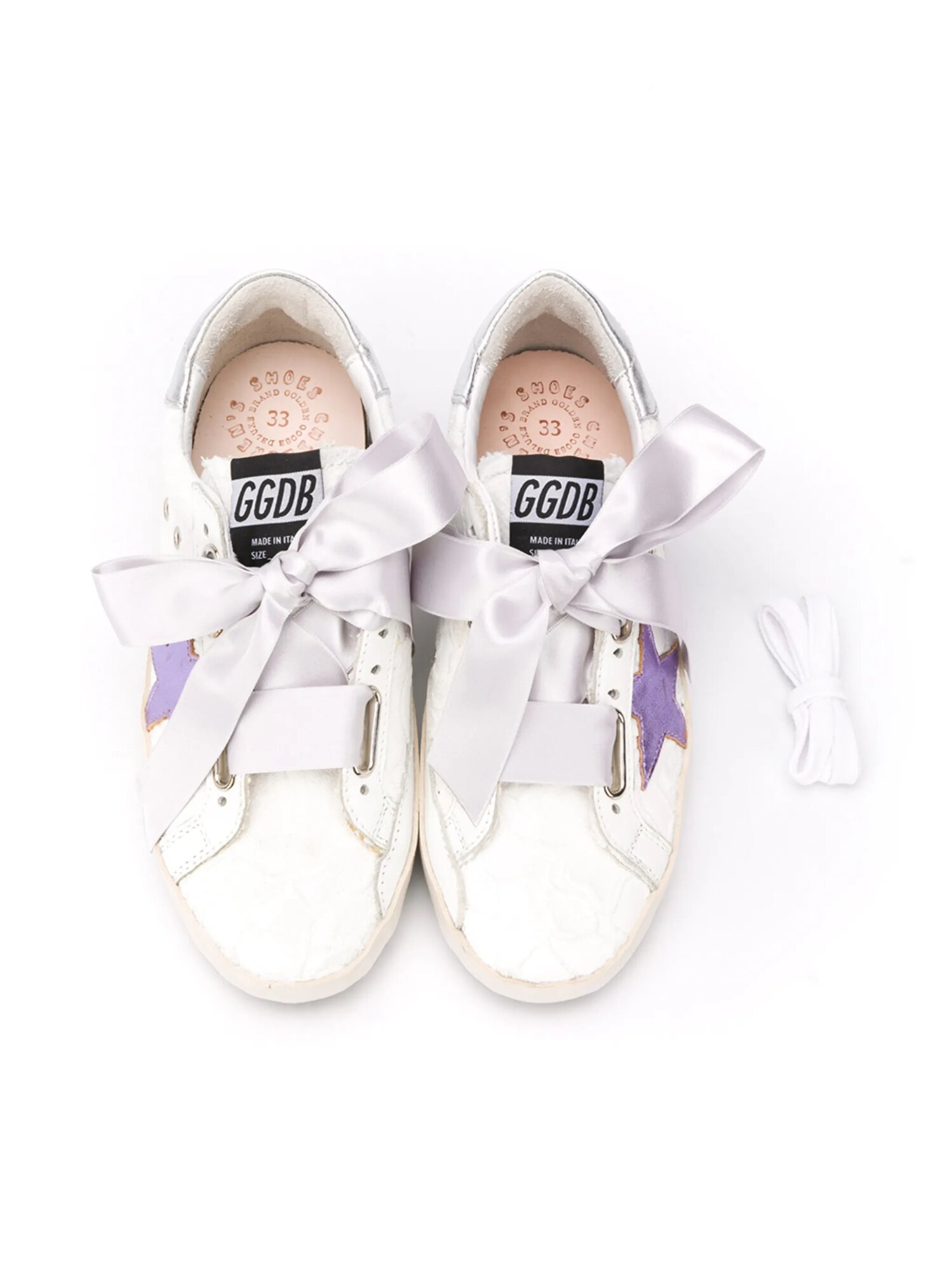 Кроссовки Golden Goose Superstar, размер 28, бежевый/белый — фото 1