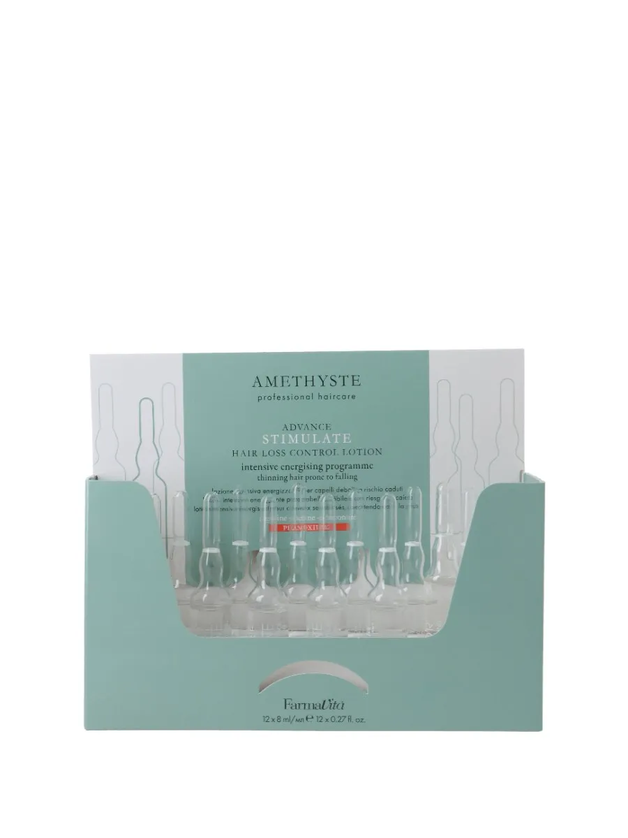 Лосьон Farmavita Amethyste Professional Advance Stimulate Hair Loss Control интенсивный против выпадения волос, 12*8 мл