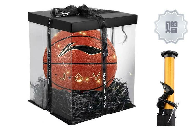 Баскетбольный мяч унисекс Li Ning Badfive Pu коричневый, размер 7