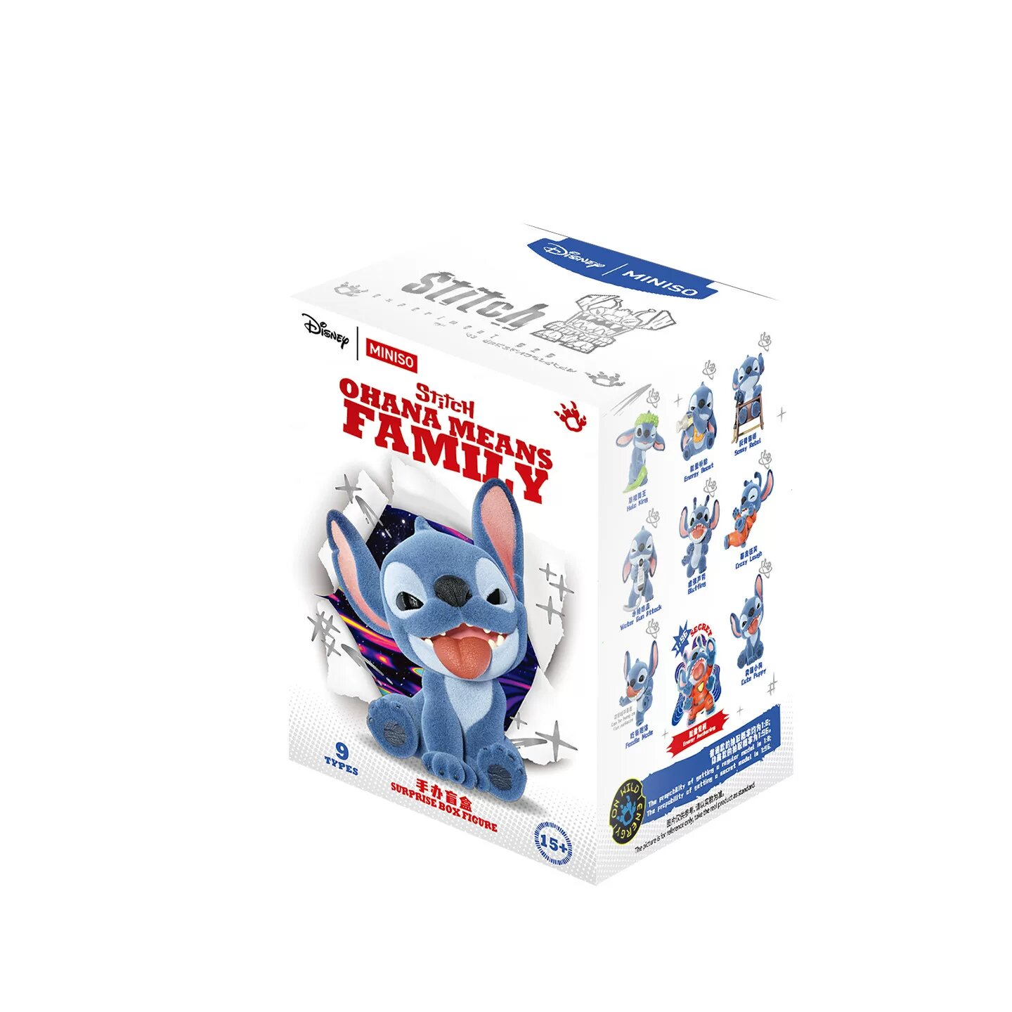 Фигурки MINISO Disney Stitch из серии «Что случилось, Стич?» в подарочной упаковке (слепая коробка) для декора [Серия