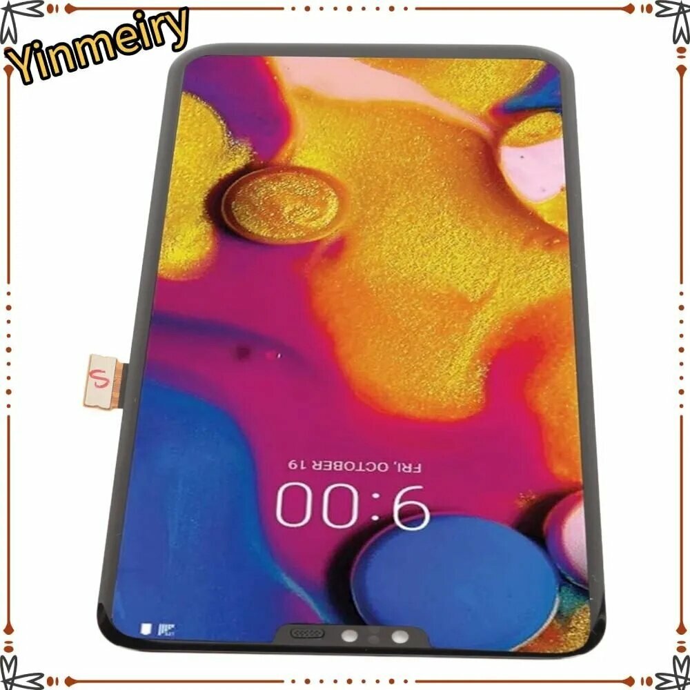 LED экран 6.4in, чувствительный сенсор, для LG V40 ThinQ 5G