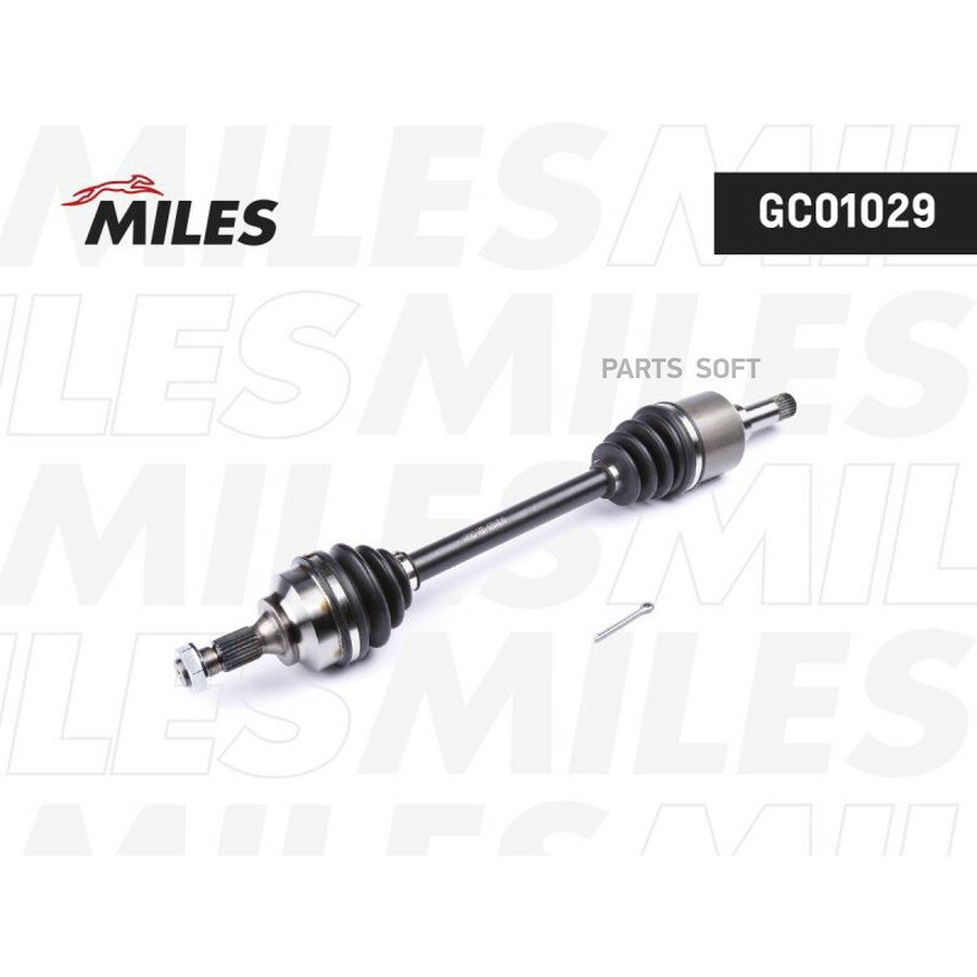 MILES GC01029 Привод в сборе CITROEN BERLINGO/C4/PEUGEOT PARTNER/307 1.2HDI-2.0 00- лев. ()