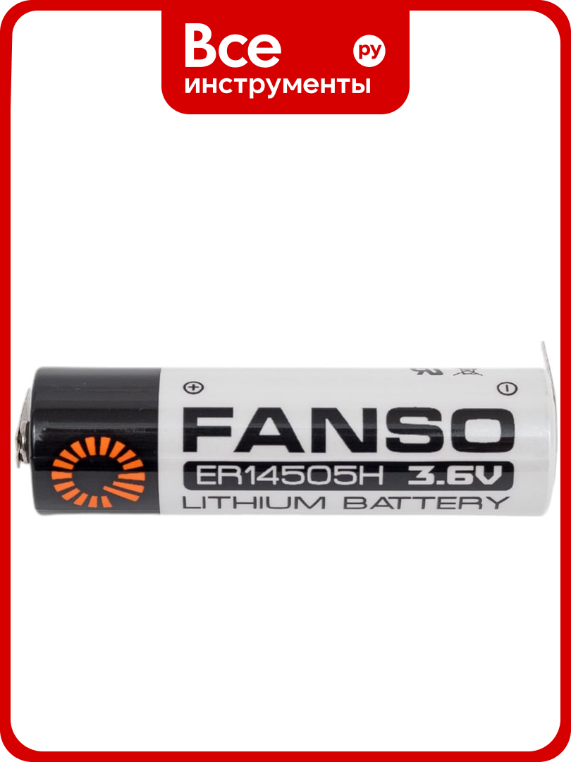 Батарея FANSO тионил-хлоридная (Li-SOCl2) ER14505H/3PT 2536650