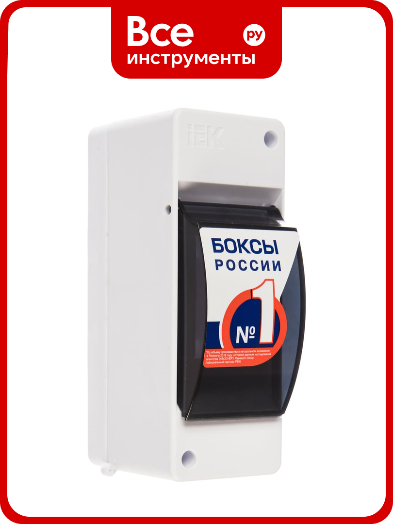 Бокс, IEK, IEK ОП КМПн 2/2 на 2 модуля IP30 ИЭК MKP42-N-02-30-20, компактный, Самозатухающий