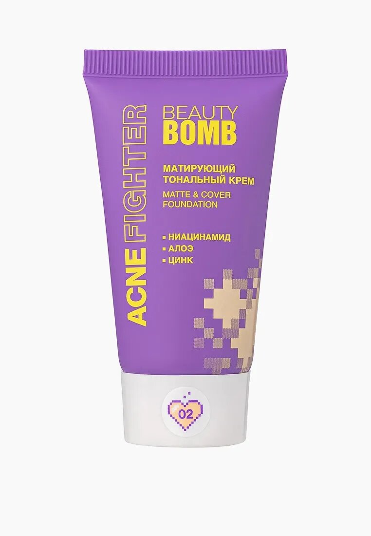 Beauty Bomb Тональный крем 25 мл 02 теплый бежевый