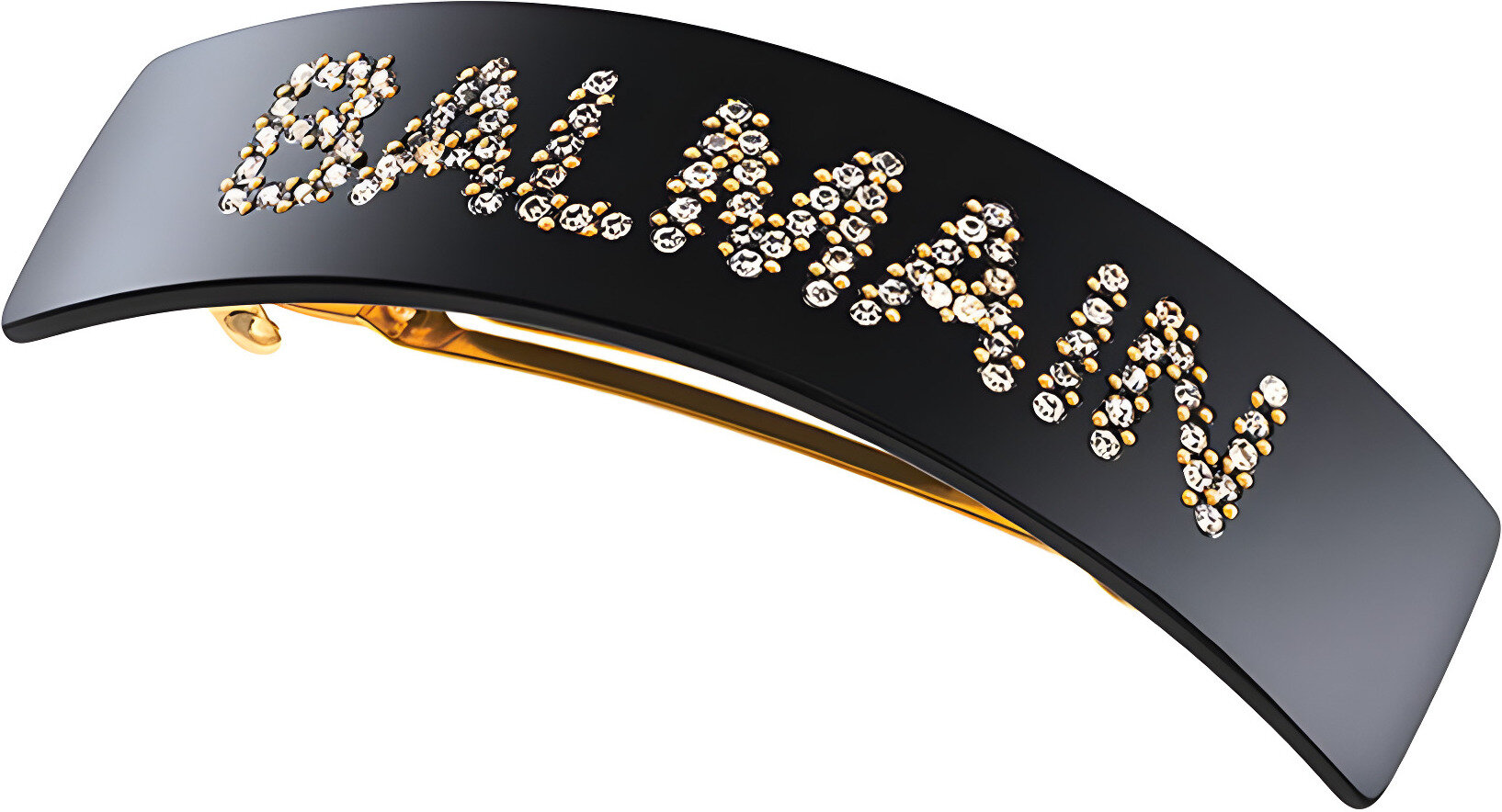 Balmain Заколка-автомат с кристаллами Swarovski цвет черный (1 шт.) Limited Edition Barrette Pour Cheveux Swarovski Black 40ml