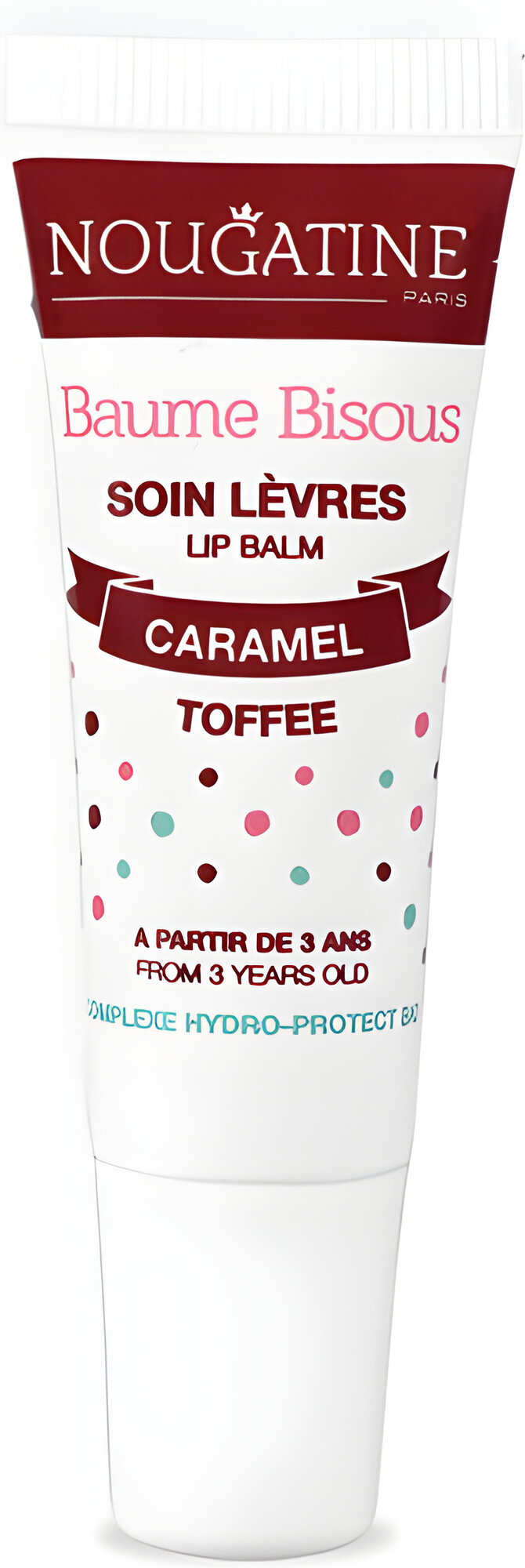 Nougatine Paris Бом Бизу - бальзам для губ "Карамель" Baume Bisous Lip Balm 200ml